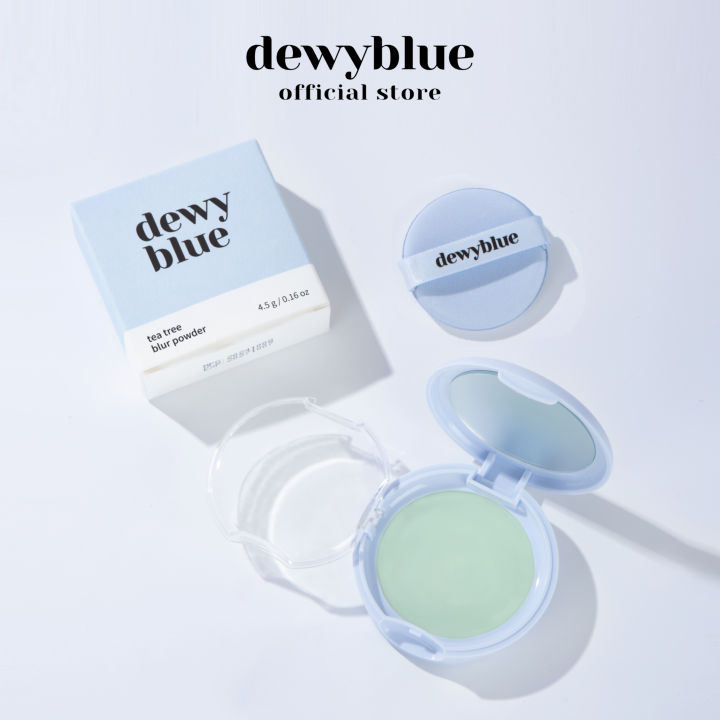 dewyblue tea tree blur powder + dewyblue pH dewy lip oil 01 | Lazada PH