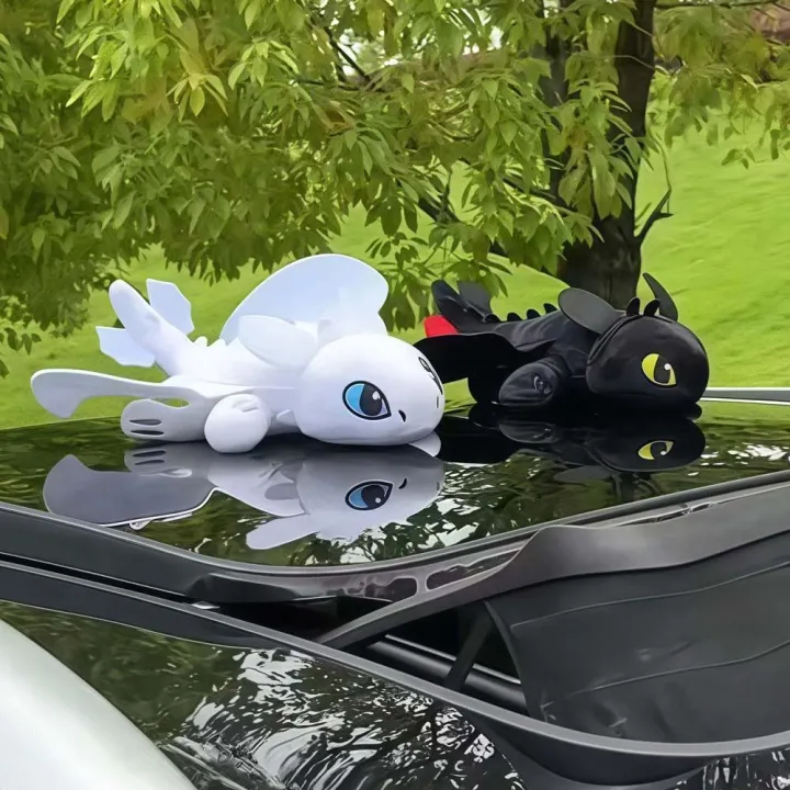 YANZHI6 Flying Dragon Toothless Car Decoration Stuffed Animal Animation ...