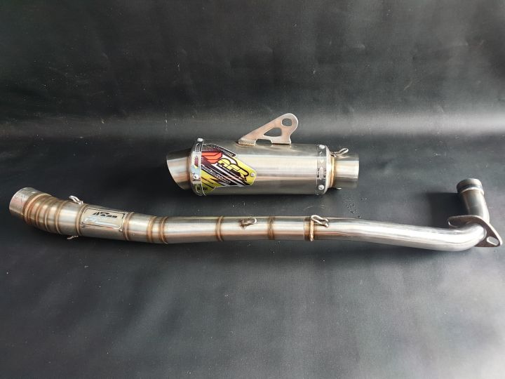 Knalpot Jupiter Z Stainless Leher Samping Standar Sarteng | Lazada ...
