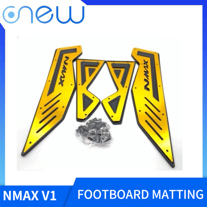 Onew Motorcycle Nmax V1 Matting Footboard With Complete Bolts and Nuts ...