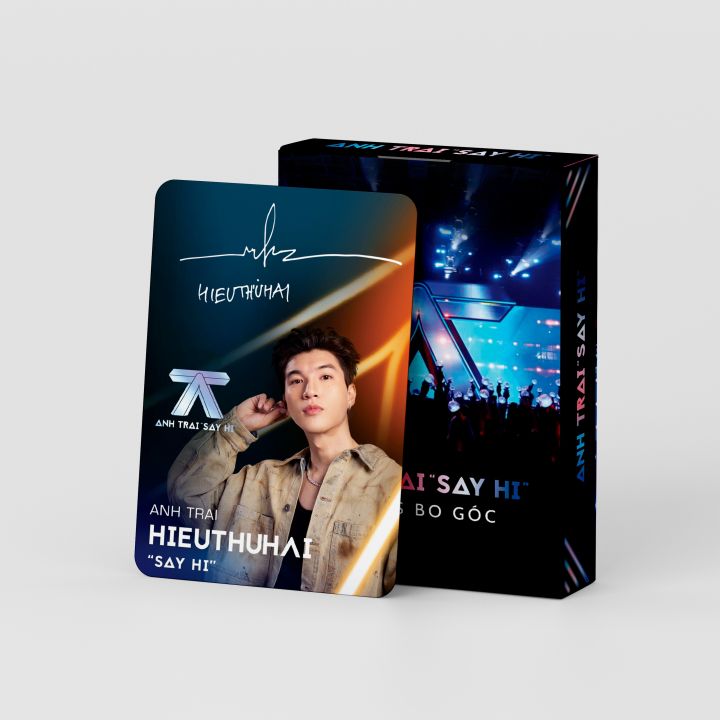 [ATSH] Bộ 33 Card Bo Gốc ANH TRAI SAY HI có Chữ ký thẻ cứng cao cấp ...