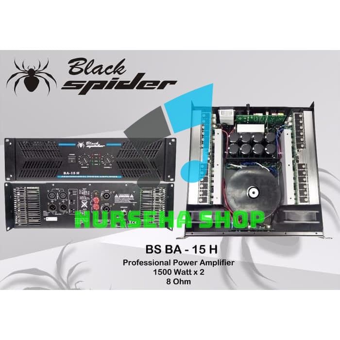 BLACK SPIDER BA 15 H POWER AUDIO SOUND SYSTEM | Lazada Indonesia
