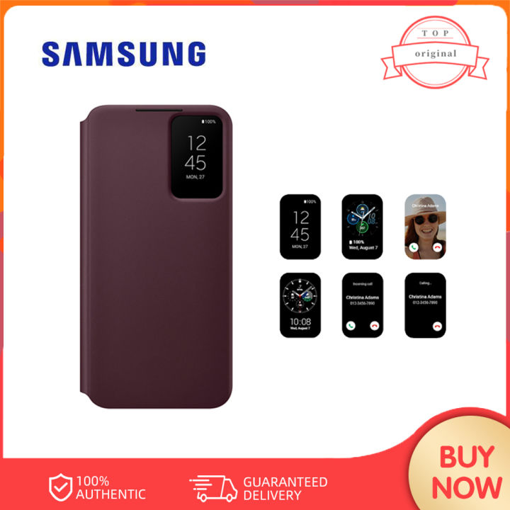 Original Samsung S22 Ultra Smart View Flip Case For Samsung Galaxy S22 ...