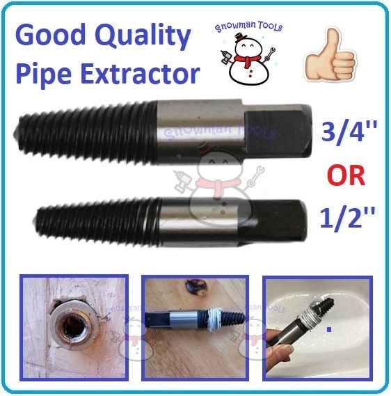 HIGH QUALITY 1/2" 3/4" Pipe Extractor Pipes Broken Screw Bolt ...