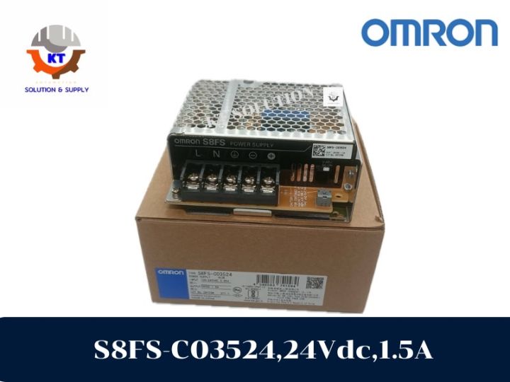 พร้อมส่ง,สวิตชิ่งเพาเวอร์ซัพพลาย,OMRON Power Supply S8FS-C03524 ,24Vdc ,1.5A | Lazada.co.th