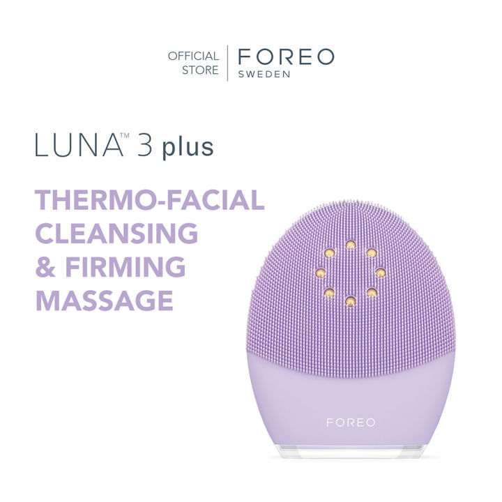 FOREO LUNA 3 Plus Ultra-Hygienic Facial Cleansing Brush for Sensitive ...