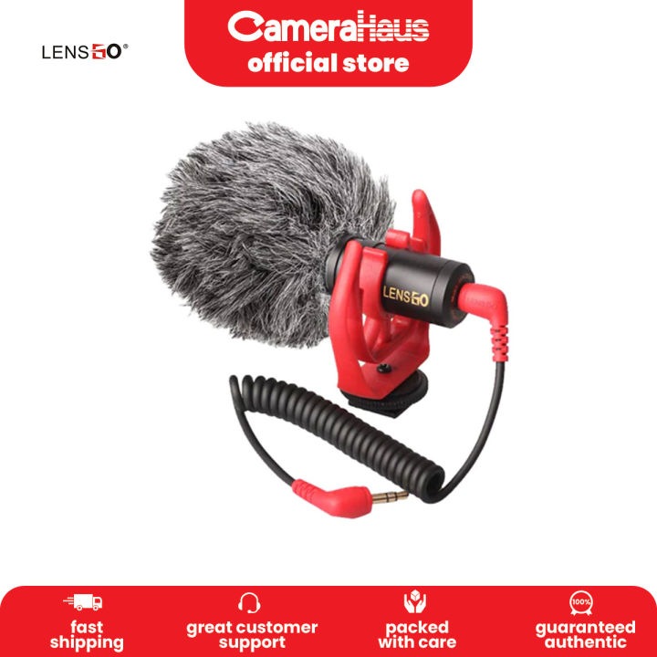 Lensgo DMM1 Cardioid Microphone With Deadcat | Lazada PH
