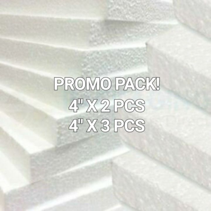 4 INCH THK (PROMO PACKS !) - EXPANDED POLYSTYRENE FOAM BOARD / POLYFOAM ...