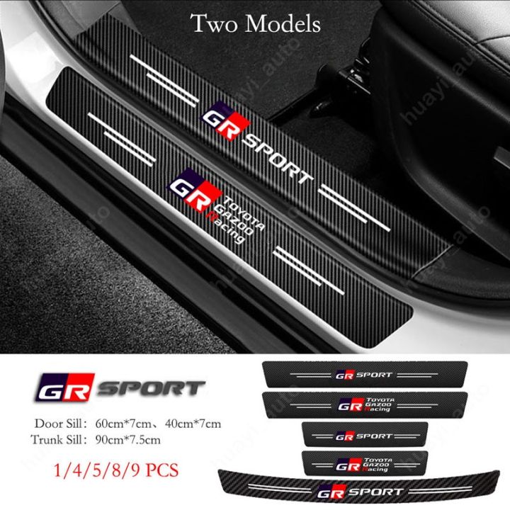 Toyota Gr Sport Gr Toyota Gazoo Racing Car Sill Sticker Anti-Scratch ...