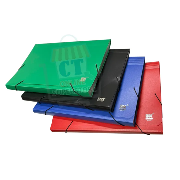 UK Office UK17S Plastic Expanding File Envelope with String 12 Pockets ...