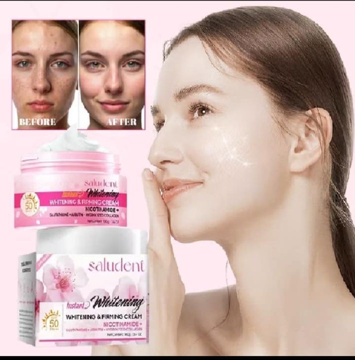 Saludent Whitening Sakura Facial Cream Nicotinamide Glutathione Arbutin ...