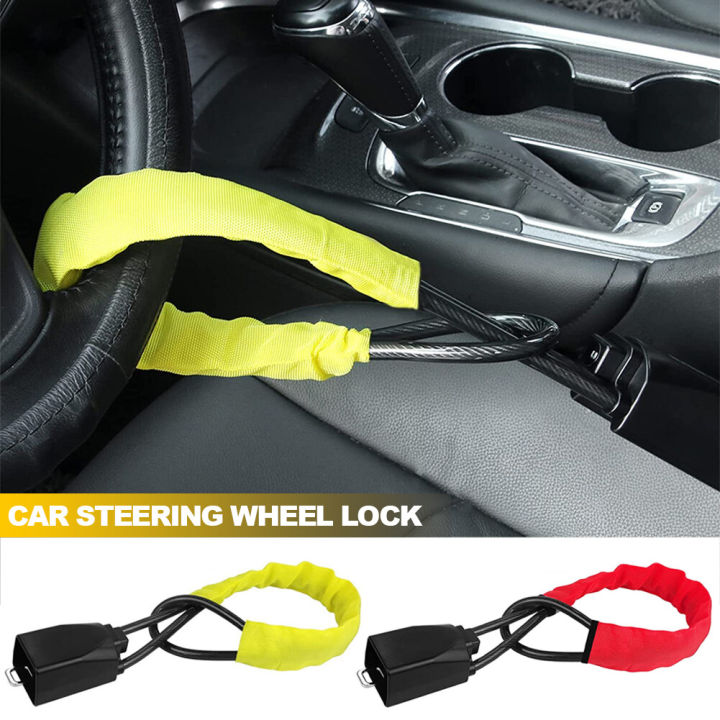 Security Device Anti - Theft Steering Wheel Lock Universal For Car SUV ...