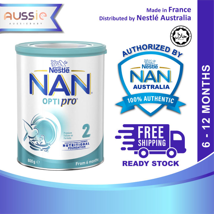 [Ready Stock] Nestle NAN OPTIPRO 2 Premium Follow-on Formula (800g) From 6 to 12 Months Premium ...