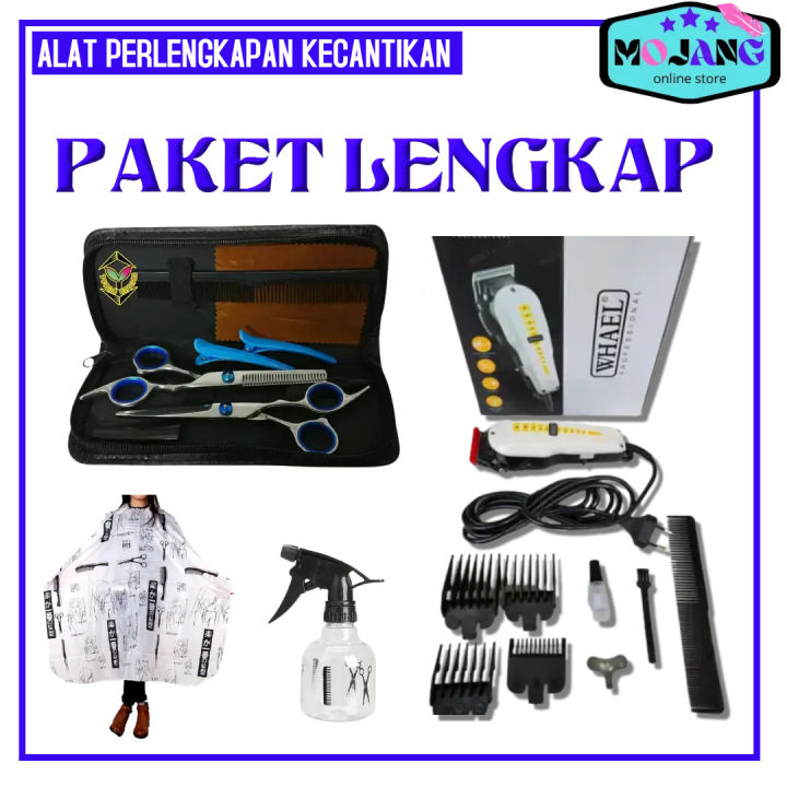 alat pencukur rambut lengkap full set original mesin cukur rambut ...