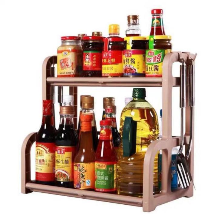 Kitchen shelf, shelf kitchen supplies plastic condiment | Lazada PH