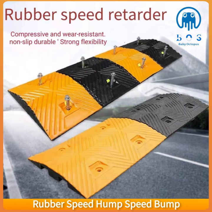 ppoi【COD】Hump rubber deceleration belt ramp deceleration plate car ...