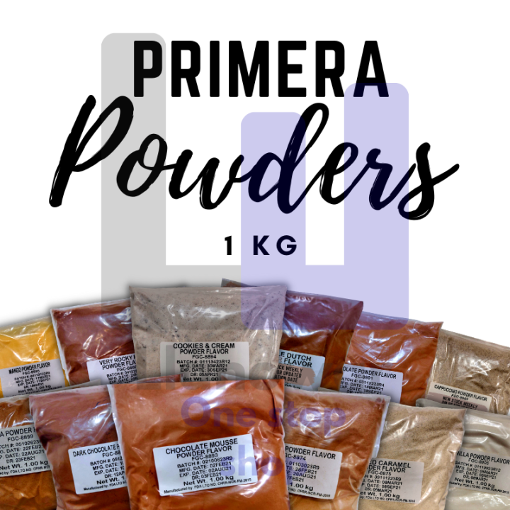 Primera Premium Powder Flavor 1kg for Milktea, Milk Tea, Shakes and ...