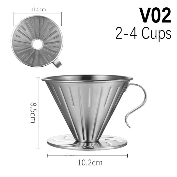Stainless Steel Coffee Dripper Drip Coffee Cup Cup Coffee Hand Coffee ...