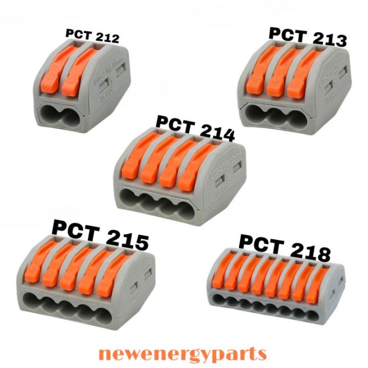 PCT 212/213/ 214/215/218 Mini Fast wire Connector Push-in Terminal ...