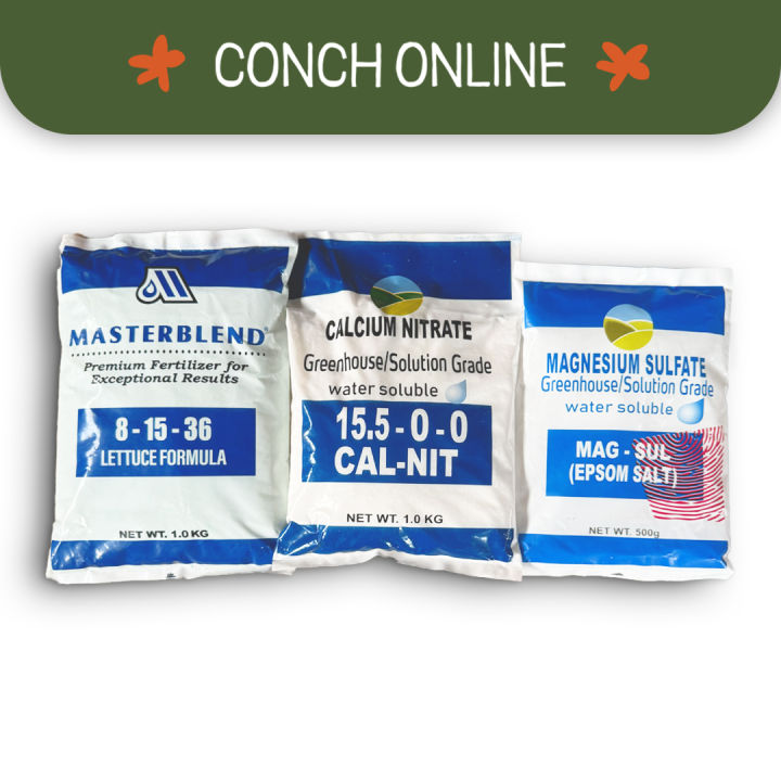 Masterblend 8 15 36 Lettuce Formula Hydroponics 1 Kilo Set | Lazada PH