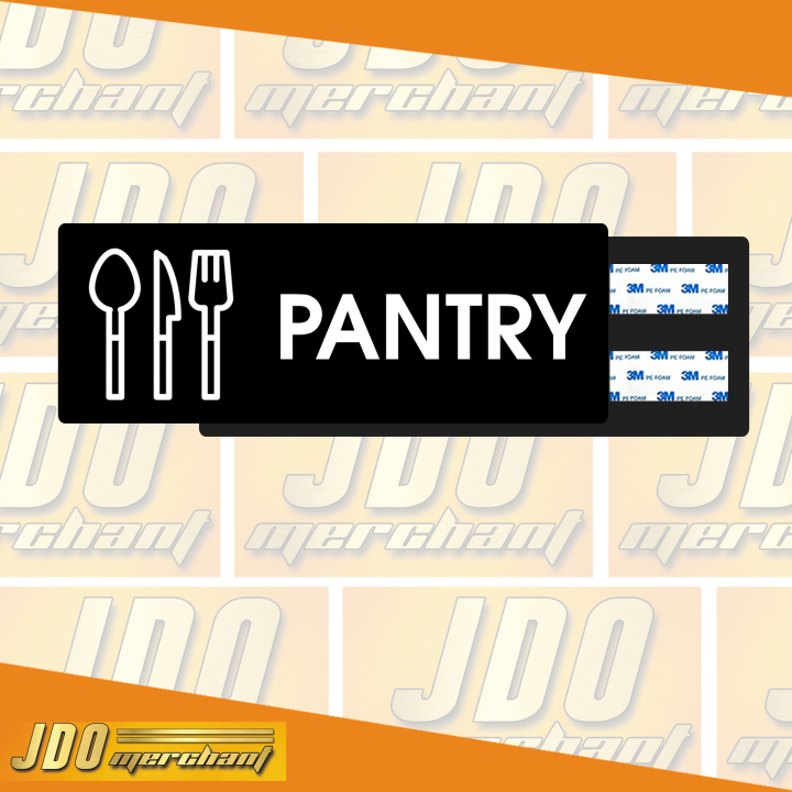Pantry sign Pantry signage - Black And White | Lazada PH