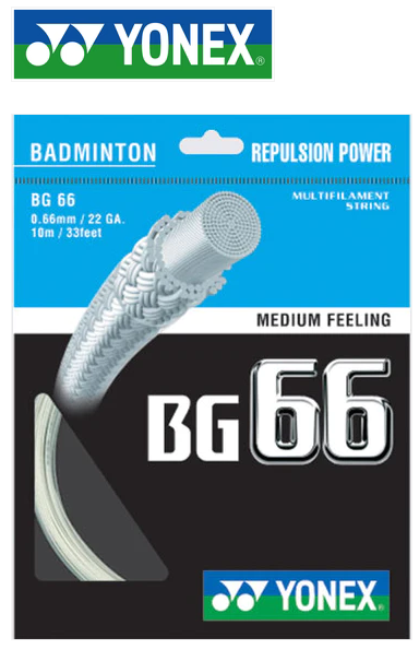 YONEX Badminton Racket String BG66 ULTIMAX (0.65mm) 10m(33feet) | Lazada PH