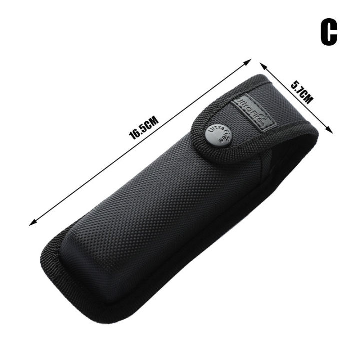 Tactical Flashlight Holster Pouch with Belt Clip Outdoor EDC Tool ...