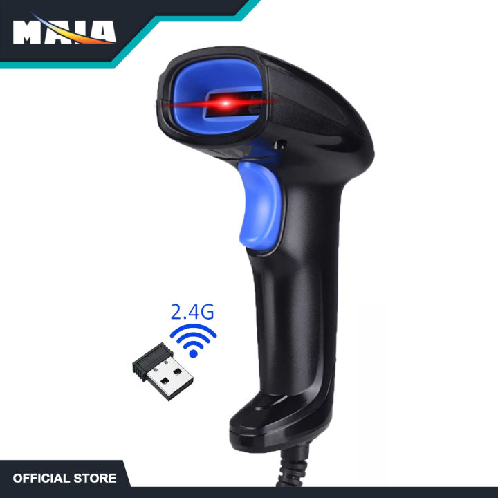 MAIA YHD-1100LW 2.4G Wireless Laser Barcode Scanner | Lazada PH