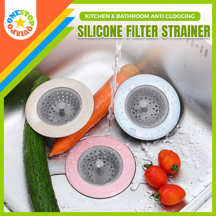 OSQ Silicone Anti Clogging Filter Strainer For Kitchen Drainer ...