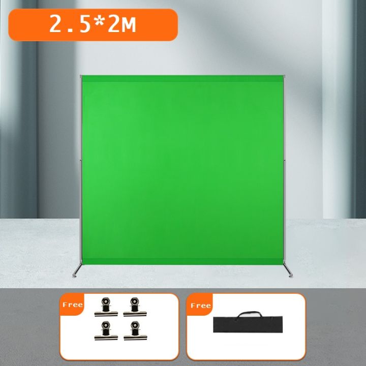 Tenwish 2.5 * 2m Green Screen Background Stand with Green Frame Cloth ...