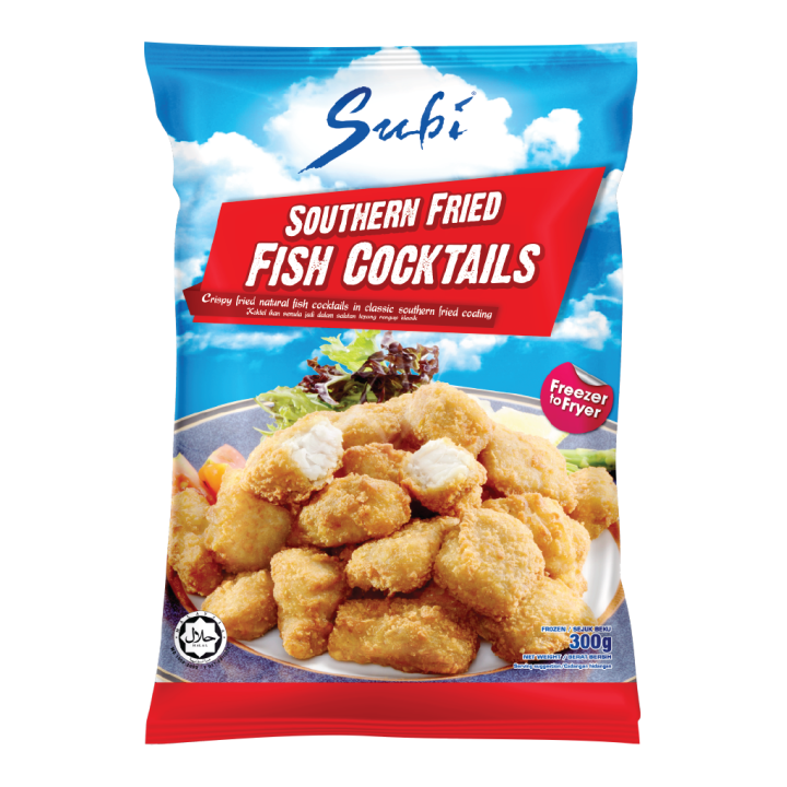 SUBI SOUTHERN FRIED FISH COCKTAILS (300g) - VALUE ADDED FROZEN SEAFOOD ...