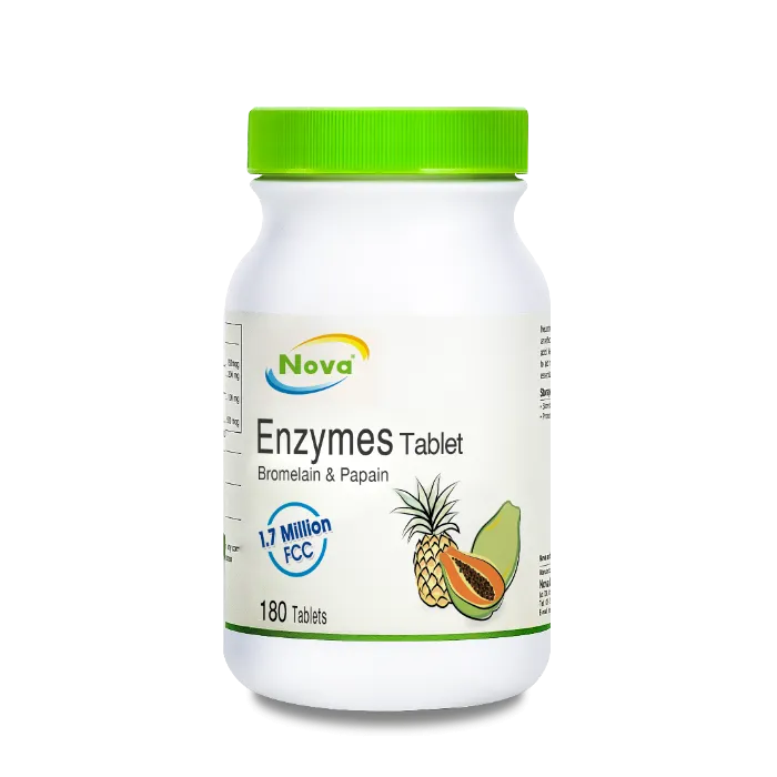 NOVA Enzymes Tablet 60s/180s (Improve digestion and reduce inflammation) | Lazada