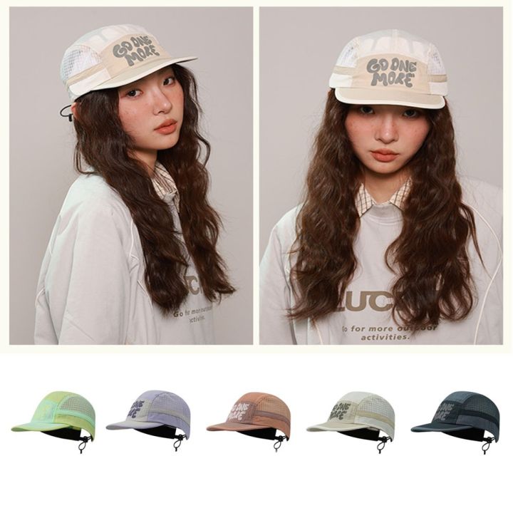 MYTHIS Japanese Style Quick-drying Hat Drawstring Design Letter ...