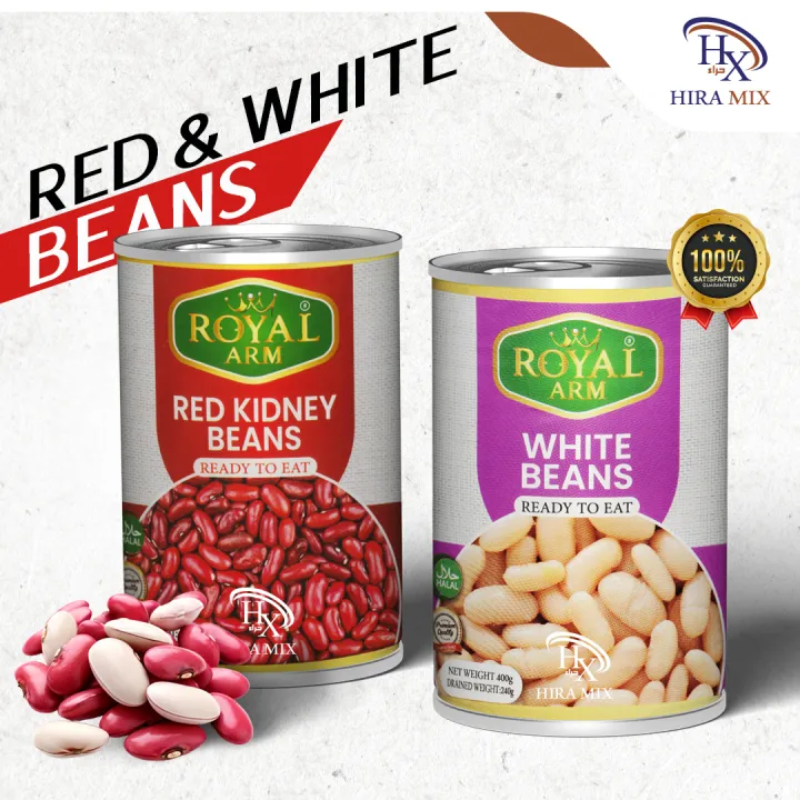 Royal Arm red Kidney Beans White Beans 400g | Lazada
