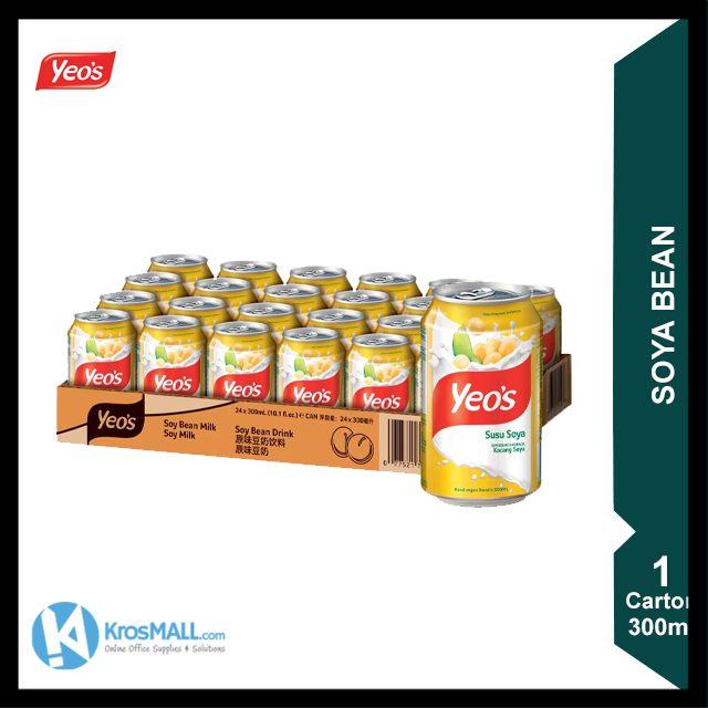 YEO'S Soya Bean Can 1 Carton (24 x 300ml) | Lazada