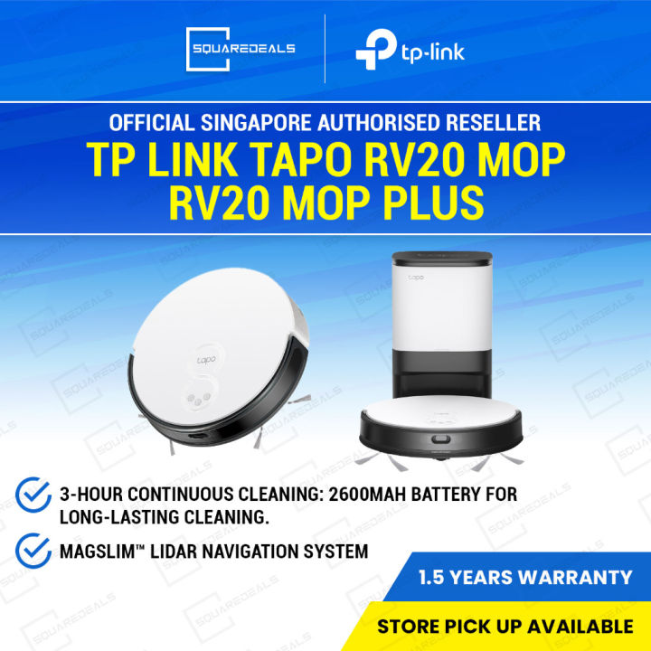 TPLink Tapo RV20 Mop RV20 Mop Plus MagSlim LiDAR Navigation Robot ...