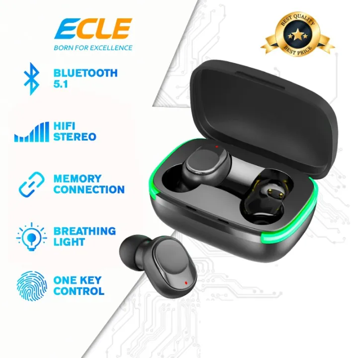 Pinkgo - ECLE TWS Y60 - TWS Earphone Bluetooth Headset Power Display ...