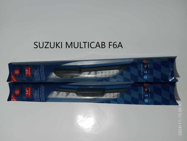 Wiper Blade SUZUKI MULTICAB F6A (14-14) Pair Banana Type | Lazada PH