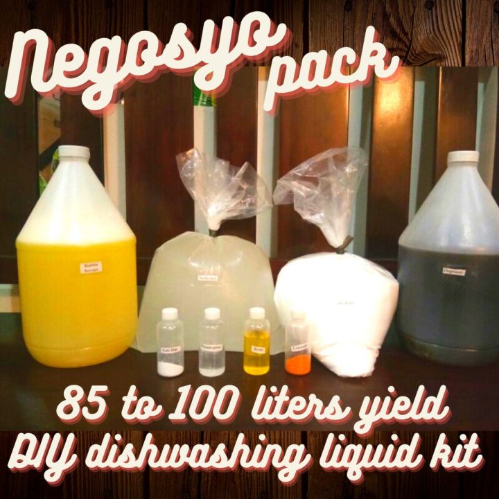 Negosyo pack Dishwashing Liquid Kit 85-100 Liters yield | Lazada PH