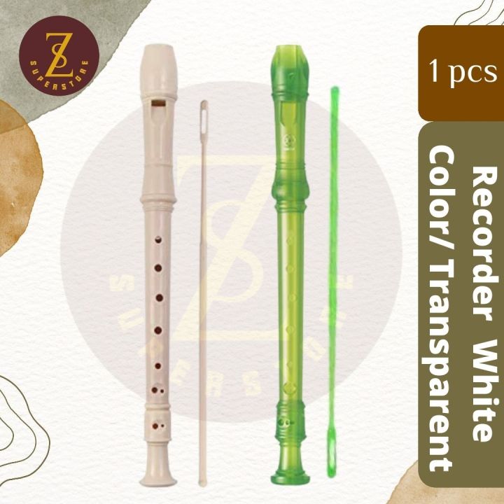 Recorder White Color/ Transparent | Lazada