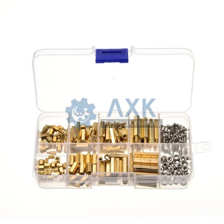 Diy M2*l3mm M2.5/m3*l6mm Hex Nut Spacing Screw Brass Threaded Pillar ...