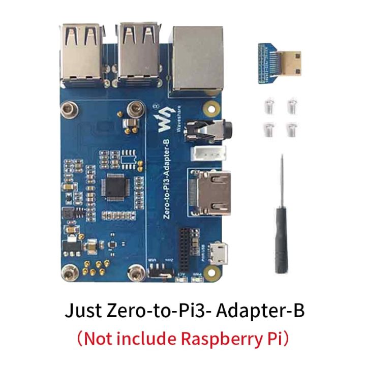 Raspberry Pi Zero 2 W Expansion Module to Raspberry Pi 3B Adapter 4 USB ...