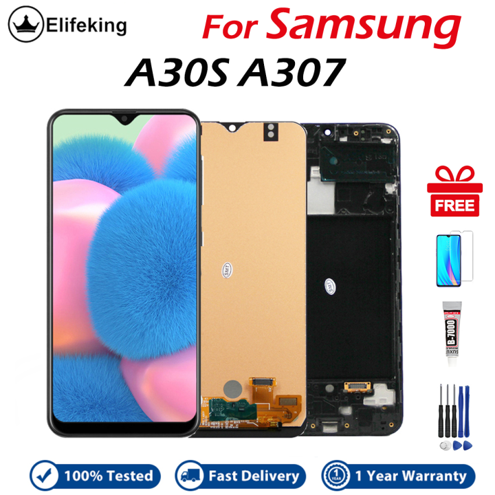 LCD For Samsung A30S A307 A307F A307FN Display Touch Screen 100% Tested ...