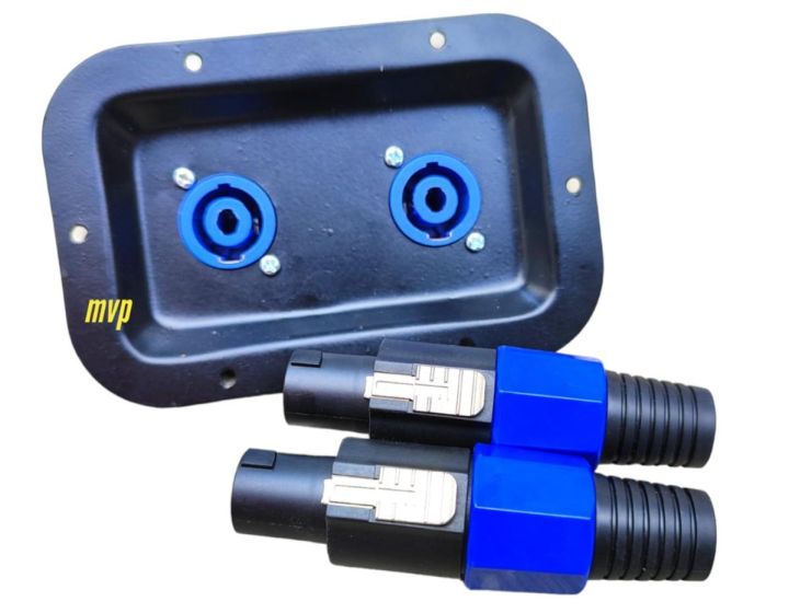 Paket terminal box speaker Jek spikon & soket spikon drat + baut ...