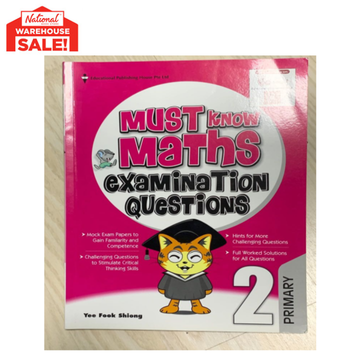 MUST KNOW MATHS EXAMINATION QUESTIONS PRIMARY 2 | Lazada PH