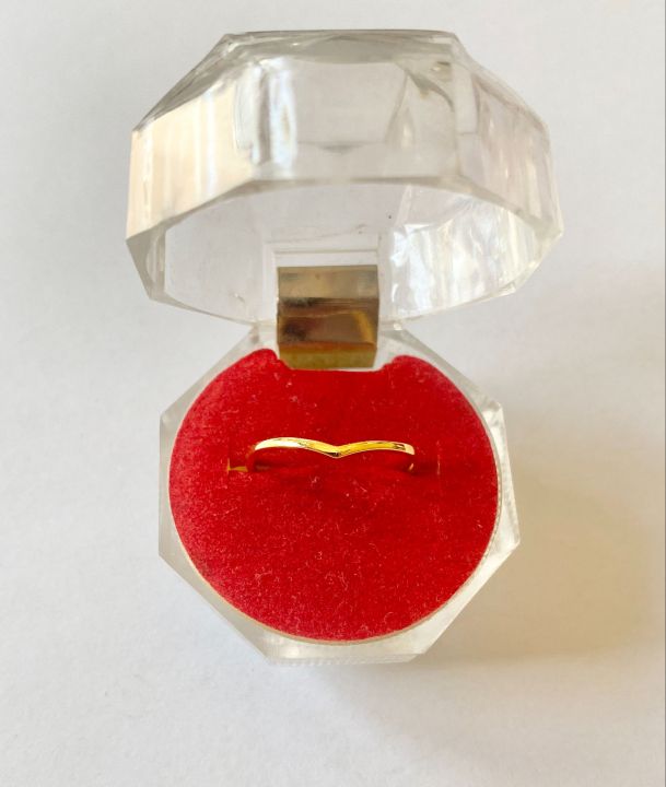 Pawnable 18K Saudi Gold Wishbone Ring | Lazada PH