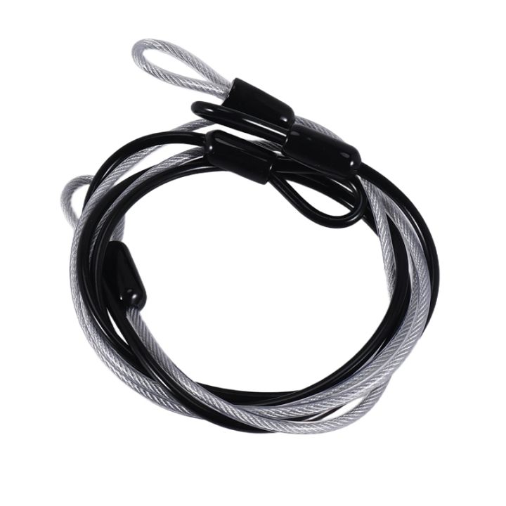 100CM/3.3Ft Long Travel Security Cable Lock,Braided Steel Coated Safety ...