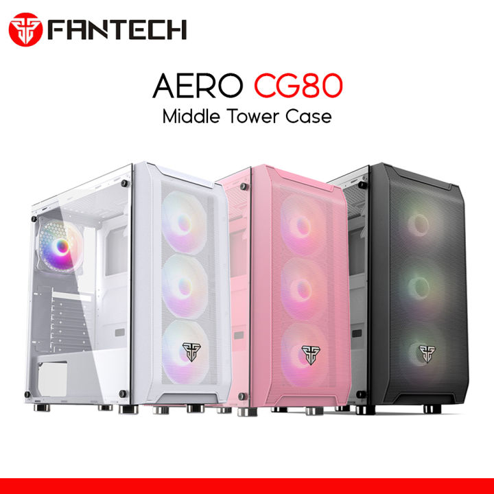 Fantech Desktop Case Aero CG80 Middle Tower Desktop Case | Lazada