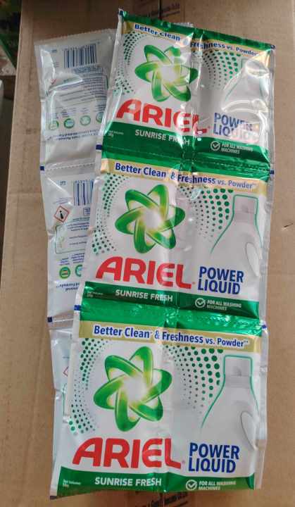 6pcs TWINPACK ARIEL POWER LIQUID SUNRISE FRESH 58G | Lazada PH