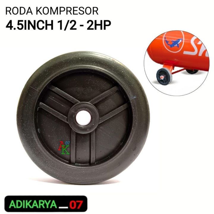 Roda Kompresor 4,5 inch Roda Kompresor Angin Roda Kompresor Swan 4,5” 1 ...